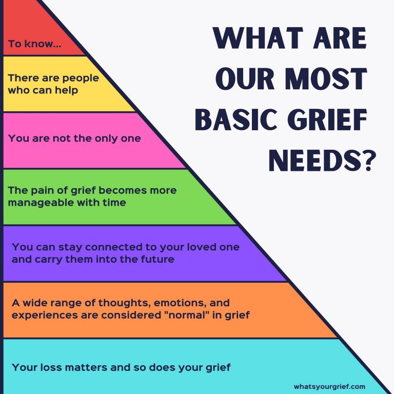 What's Your Most Basic Grief Need? - Whats your Grief