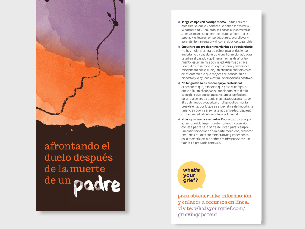 Spanish: Coping After the Death of Your Parent Brochure