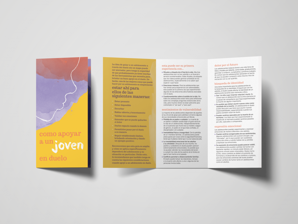 Spanish: Supporting a Grieving Teen Grief Brochure - What's Your Grief